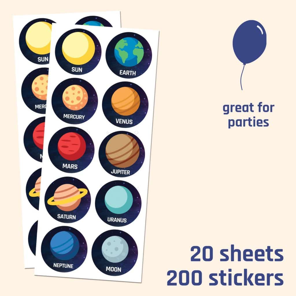 Space - Kids' Sticker Set - TownStix
