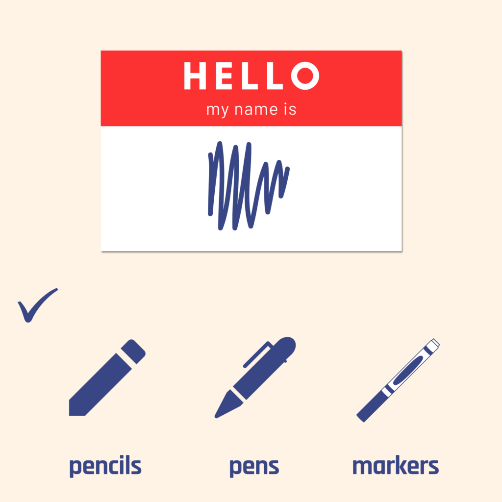 Hello Name Labels - "Hello, my name is" - TownStix