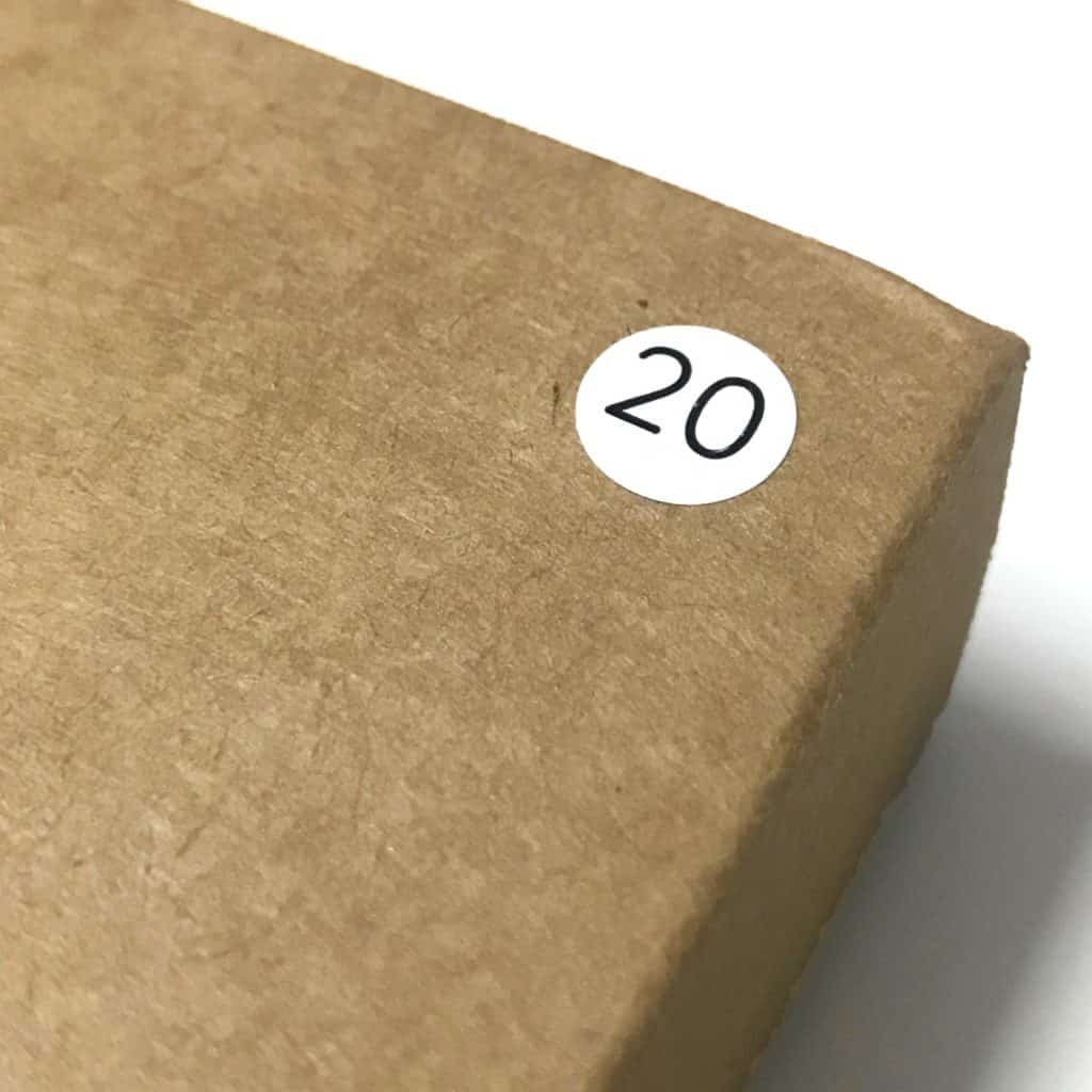 1 to 100 Number Round Labels - TownStix